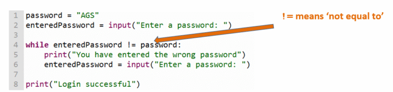 4. Condition Control Iteration (While Loop) – AGS Computing